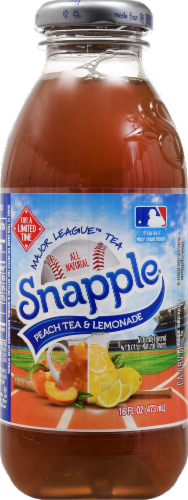 Snapple Peach Tea & Lemonade, 16 fl oz - Kroger Snapple Peach Tea & Lemonade, 16 fl oz - Kroger