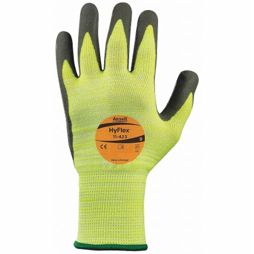 Ansell Cut Resistant Gloves,Gray/Yellow,10,PR 11-423, 1 - Kroger Ansell Cut Resistant Gloves,Gray/Yellow,10,PR 11-423, 1 - Kroger
