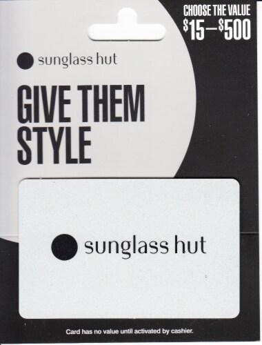Sunglass Hut 15 500 T Card 1 Ct Frys Food Stores