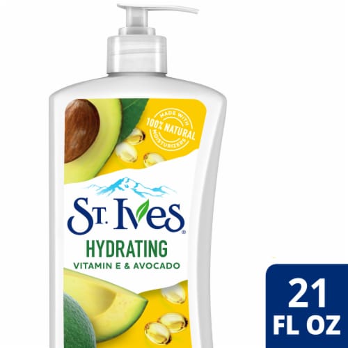 St. Ives® Hydrating Vitamin E & Avocado Body Lotion, 21 fl oz - Kroger St. Ives® Hydrating Vitamin E & Avocado Body Lotion, 21 fl oz - Kroger