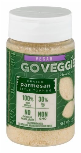 Go Veggie Vegan Grated Parmesan Style Topping, 4 oz - Fry’s Food Stores Go Veggie Vegan Grated Parmesan Style Topping, 4 oz - Fry’s Food Stores