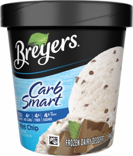 Breyers Carb Smart Mint Chocolate Chip Ice Cream 1 Pt Harris Teeter