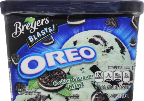 Breyers Blasts Mint Oreo Ice Cream 48 Fl Oz Ralphs