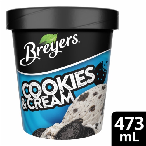 Breyers Cookies & Cream Frozen Dairy Dessert Pint, 16 oz - Kroger Breyers Cookies & Cream Frozen Dairy Dessert Pint, 16 oz - Kroger