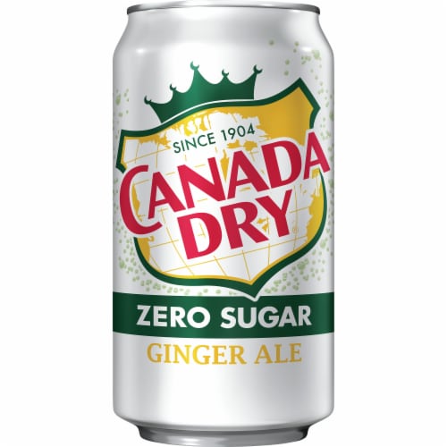 Canada Dry Zero Sugar Ginger Ale Soda, 6 cans / 12 fl oz - Harris Teeter Canada Dry Zero Sugar Ginger Ale Soda, 6 cans / 12 fl oz - Harris Teeter