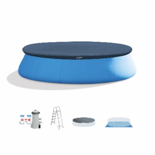 Intex 15' x 48 Inflatable Easy Set Above Ground Swimming Pool w/ Ladder ... Intex 15' x 48 Inflatable Easy Set Above Ground Swimming Pool w/ Ladder ...