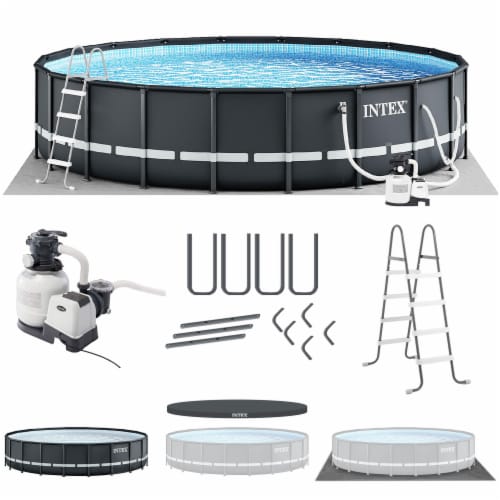 Intex 26333EH 20' x 48 Round Ultra XTR Frame Swimming Pool Set with ... Intex 26333EH 20' x 48 Round Ultra XTR Frame Swimming Pool Set with ...