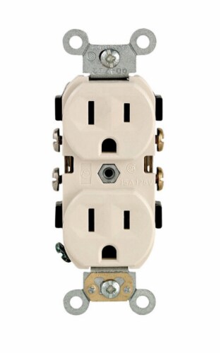 Leviton 15 amps 125 volt Light Almond Outlet 5-15R 1 pk - Total Qty: 1 ... Leviton 15 amps 125 volt Light Almond Outlet 5-15R 1 pk - Total Qty: 1 ...