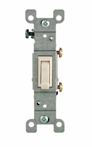 Leviton 15 amps Light Almond Single Pole Toggle Switch, 10 pk - Kroger Leviton 15 amps Light Almond Single Pole Toggle Switch, 10 pk - Kroger