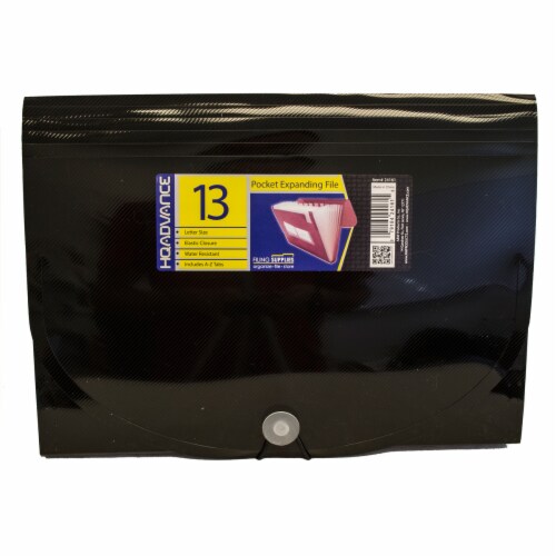 HQ Advance 13 Pocket Letter Size Expandable File, 1 ct - Kroger HQ Advance 13 Pocket Letter Size Expandable File, 1 ct - Kroger