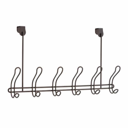 Interdesign Classico Over The Door 6 Hook Towel Rack Bronze 1 Ct Qfc
