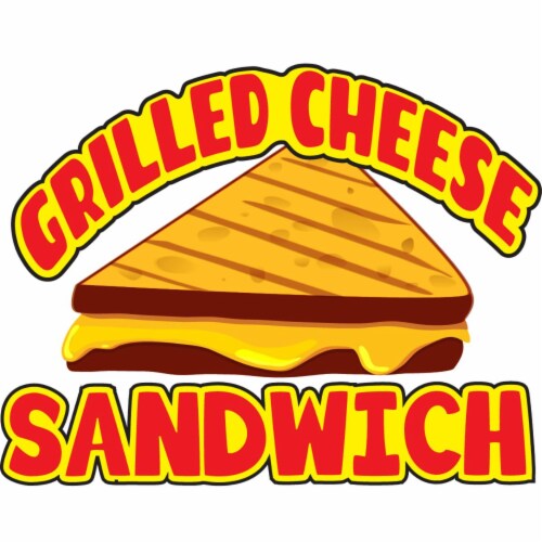 Signmission 12 In Concession Decal Grilled Cheese Sandwich 1 Kroger