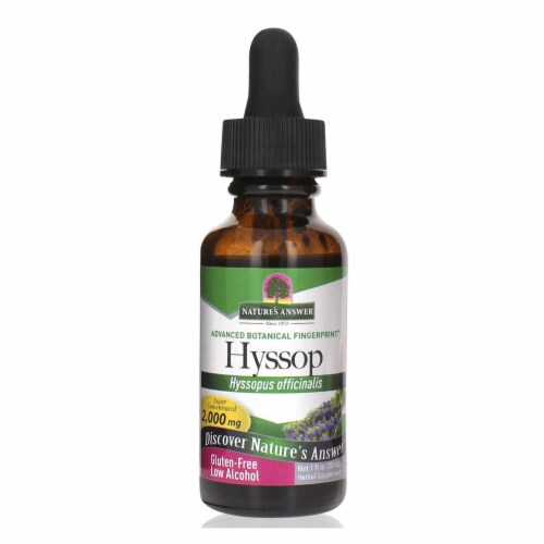 Hyssop 2000mg By Natures Answer For Unisex 1 Oz Dietary Supplement 1 Oz Harris Teeter