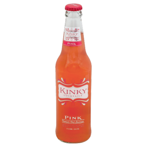 Kinky Pink Malt Vodka Ready To Drink Cocktail Single Bottle 12 Fl Oz
