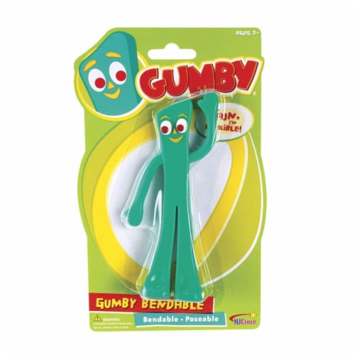 NJ Croce Gumby Bendable 4 Inch Figure 1 Unit Pick n Save