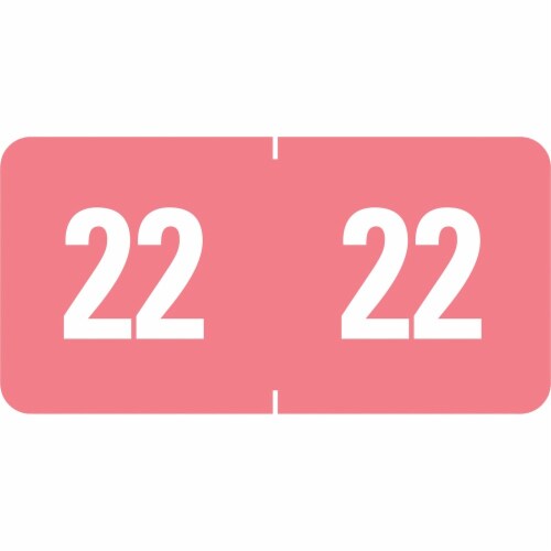 Yearly End Tab File Folder Labels | 22 | 0.5 X 1 | Pink | 25/Sheet | 10 ... Yearly End Tab File Folder Labels | 22 | 0.5 X 1 | Pink | 25/Sheet | 10 ...