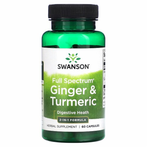 Swanson Full Spectrum Ginger & Turmeric - 60 Capsules, 60 Count - Fry’s ... Swanson Full Spectrum Ginger & Turmeric - 60 Capsules, 60 Count - Fry’s ...