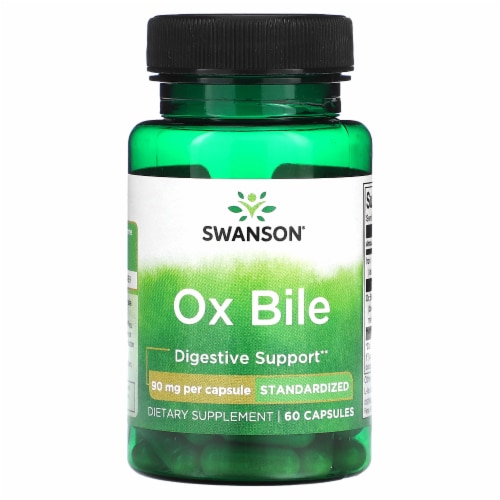 Swanson Ox Bile 90 mg - 60 Capsules, 60 Count - Fry’s Food Stores Swanson Ox Bile 90 mg - 60 Capsules, 60 Count - Fry’s Food Stores