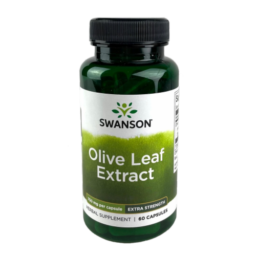 Swanson Olive Leaf Extract Capsules With 20 Oleuropein 60 Capsules
