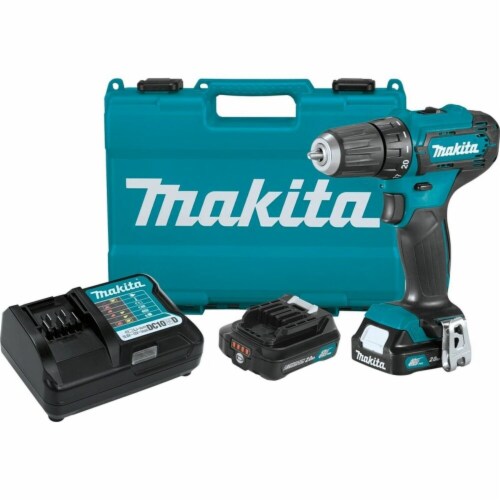 Makita 12 volt 3 8 in. Brushed Cordless Drill Kit Battery Charger Total Qty 1 Count of 1 Harris Teeter