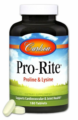 Carlson Pro Rite® Proline And Lysine 180 Tablets Kroger