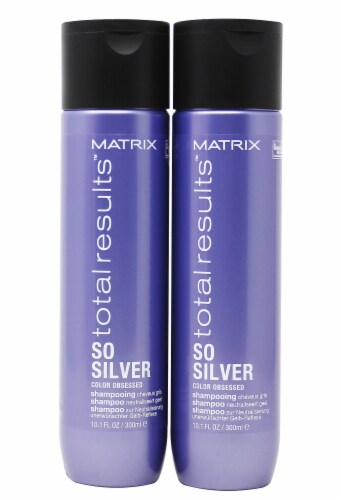 Matrix Total Results So Silver Color Obsessed Shampoo 2 Count, 20.2 fl ... Matrix Total Results So Silver Color Obsessed Shampoo 2 Count, 20.2 fl ...
