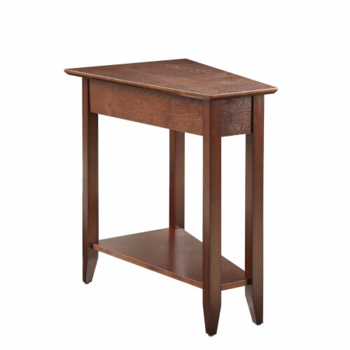 American Heritage Wedge End Table Espresso 1 unit QFC