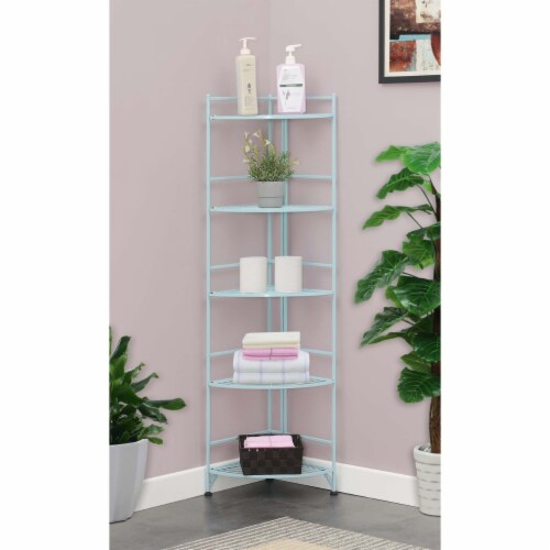 Folding corner bookcase store