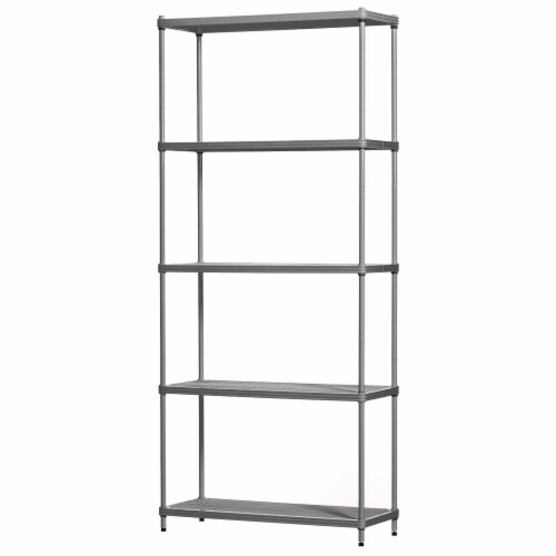 Silver shelf unit store