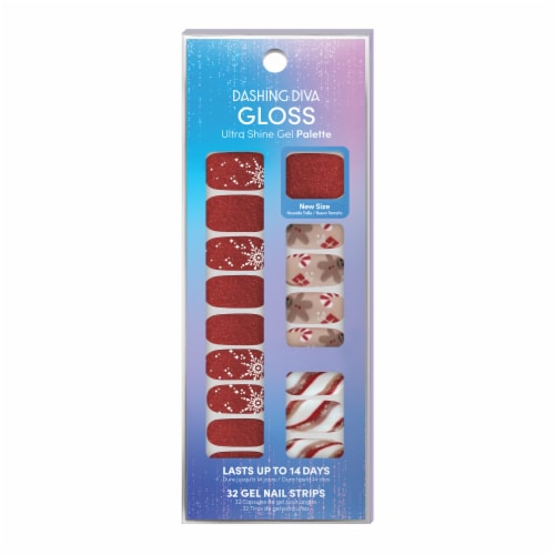 Dashing Diva Gloss Candy Graham Ultra Shine Gel Nail Strips 34 Ct Kroger