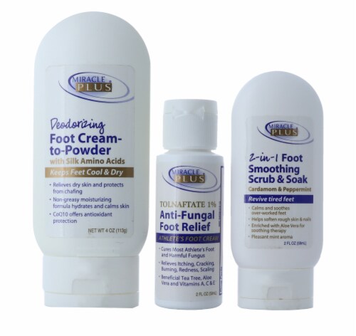 Miracle Plus 3 Pc Foot Care Set 1 Kroger