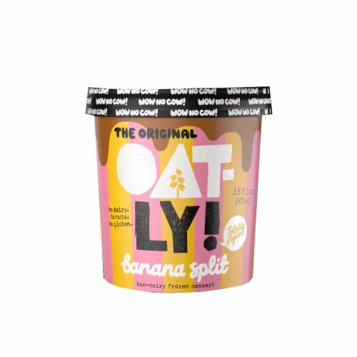 Oatly Non-Dairy Banana Split Ice Cream, 16 oz - Harris Teeter Oatly Non-Dairy Banana Split Ice Cream, 16 oz - Harris Teeter