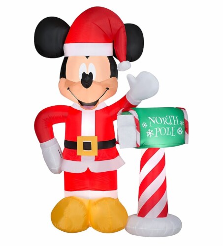 Disney 7FT Lighted Mickey Mouse with North Pole Mailbox Holiday Inflatable 1 each Fry s Food Stores