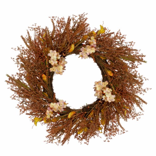 Northlight 32 Brown Fall Grass Autumn Harvest Artificial Wreath Unlit 1 Kroger