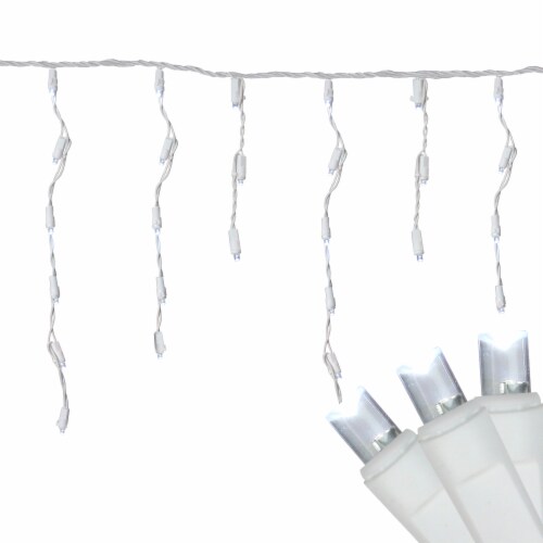 Northlight 300 Count Cool White LED Wide Angle Icicle Christmas Lights ... Northlight 300 Count Cool White LED Wide Angle Icicle Christmas Lights ...