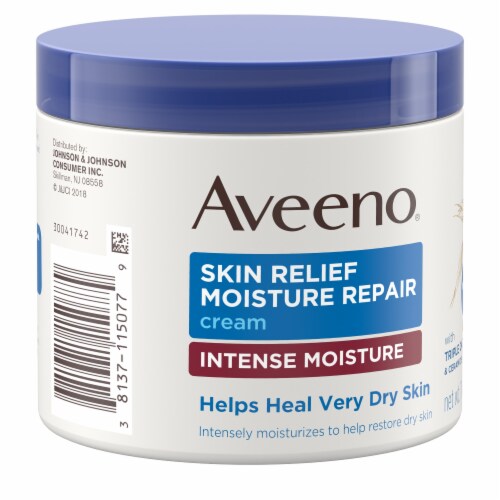 Aveeno Skin Relief Intense Moisturizing Cream, Extra-Dry Skin, 11 oz ... Aveeno Skin Relief Intense Moisturizing Cream, Extra-Dry Skin, 11 oz ...