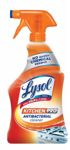 Lysol Kitchen Pro Antibacterial Kitchen Cleaner Spray No Harsh Chemicals 22 oz Pack of 4 4 King Soopers