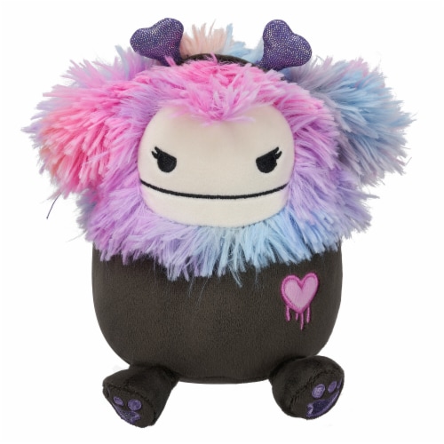 Squishmallows Goth Black Bigfoot with Heart Headband and Michievous ... Squishmallows Goth Black Bigfoot with Heart Headband and Michievous ...