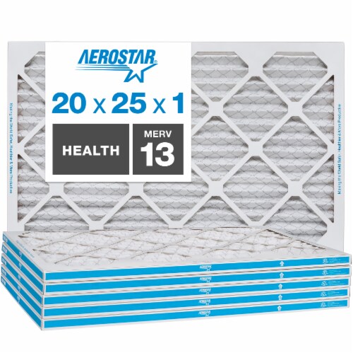 Aerostar 20x25x1 MERV 13 Health Air Filter 20x25x1 Box of 4 20x25x1 Fred Meyer