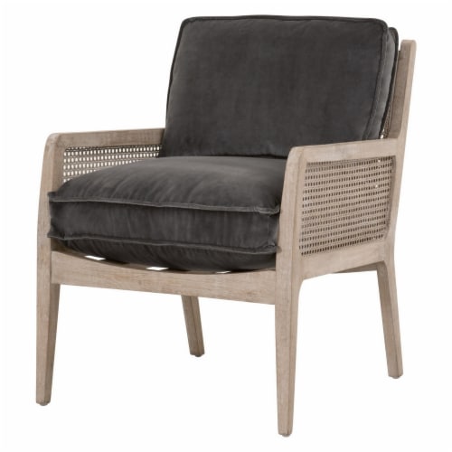 27 Inch Accent Armchair, Velvet Upholstered, Oak Wood, Cane Rattan ... 27 Inch Accent Armchair, Velvet Upholstered, Oak Wood, Cane Rattan ...