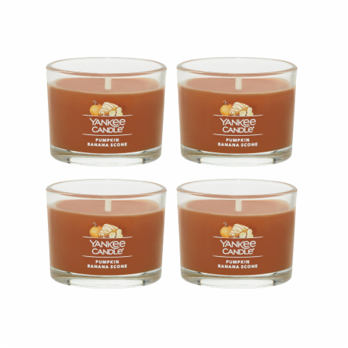 Yankee Candle Signature Votive Mini Candle Jar, Pumpkin Banana Scone, 1 ... Yankee Candle Signature Votive Mini Candle Jar, Pumpkin Banana Scone, 1 ...
