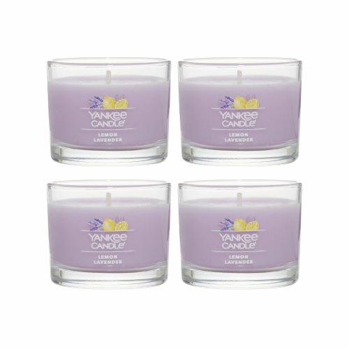 Yankee Candle Signature Votive Mini Candle Jar, Lemon Lavender, 1.3 oz ... Yankee Candle Signature Votive Mini Candle Jar, Lemon Lavender, 1.3 oz ...