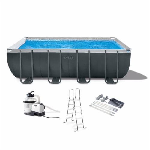 Intex 18Ft x 52In Ultra XTR Rectangular Frame Swimming Pool Kit w/Pump ... Intex 18Ft x 52In Ultra XTR Rectangular Frame Swimming Pool Kit w/Pump ...