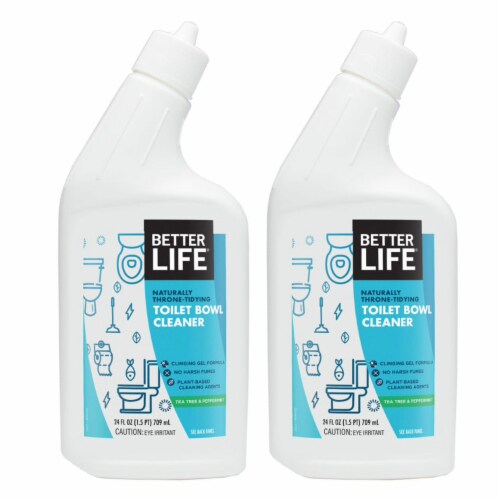 Better Life Natural Toilet Bowl Cleaner Tea Tree and Peppermint 24 Oz 2 Pack 1 Piece Kroger