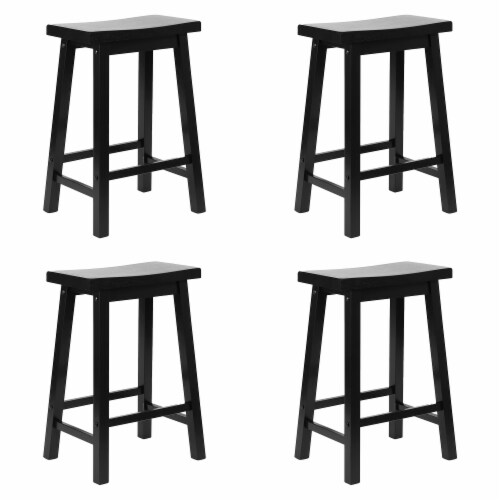 Black saddle stools 24 inch store