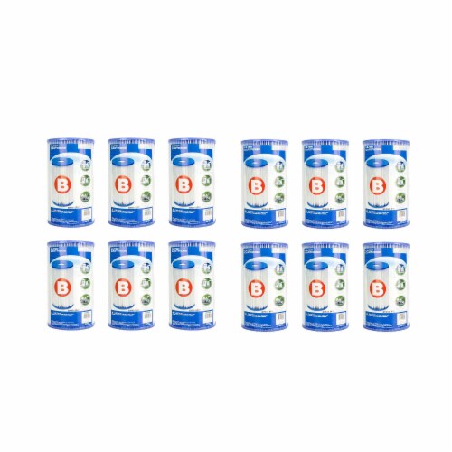 Intex Pool Easy Set Type B Replacement Filter Pump Cartridge (12 Pack ... Intex Pool Easy Set Type B Replacement Filter Pump Cartridge (12 Pack ...
