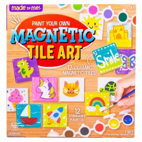 Made By Me Paint Your Own Magnetic Tile Art, 1 ct - Kroger Made By Me Paint Your Own Magnetic Tile Art, 1 ct - Kroger