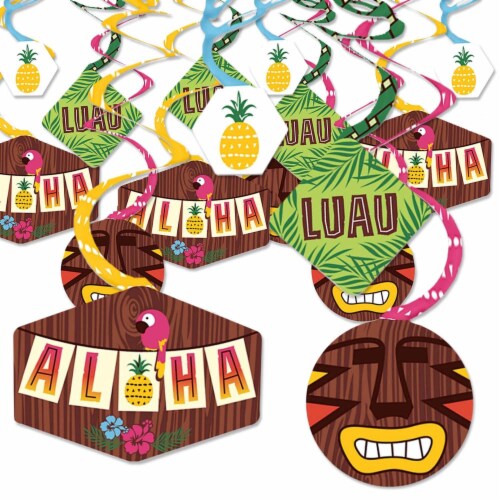 Big Dot of Happiness Tiki Luau - Tropical Hawaiian Summer Hanging Party ... Big Dot of Happiness Tiki Luau - Tropical Hawaiian Summer Hanging Party ...