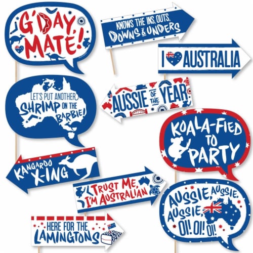 Big Dot Of Happiness Funny Australia Day Gday Mate Aussie Party
