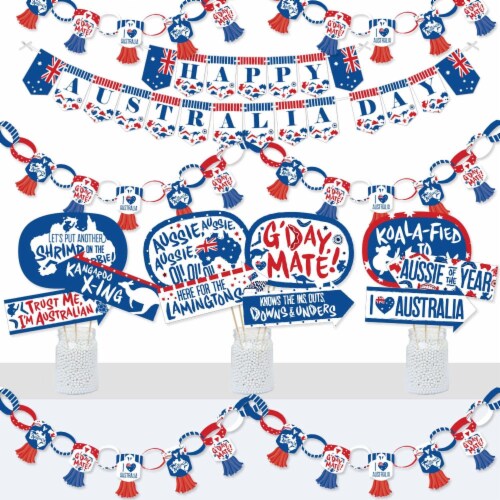 Big Dot Of Happiness Australia Day Decor Aussie Party Supplies Kit